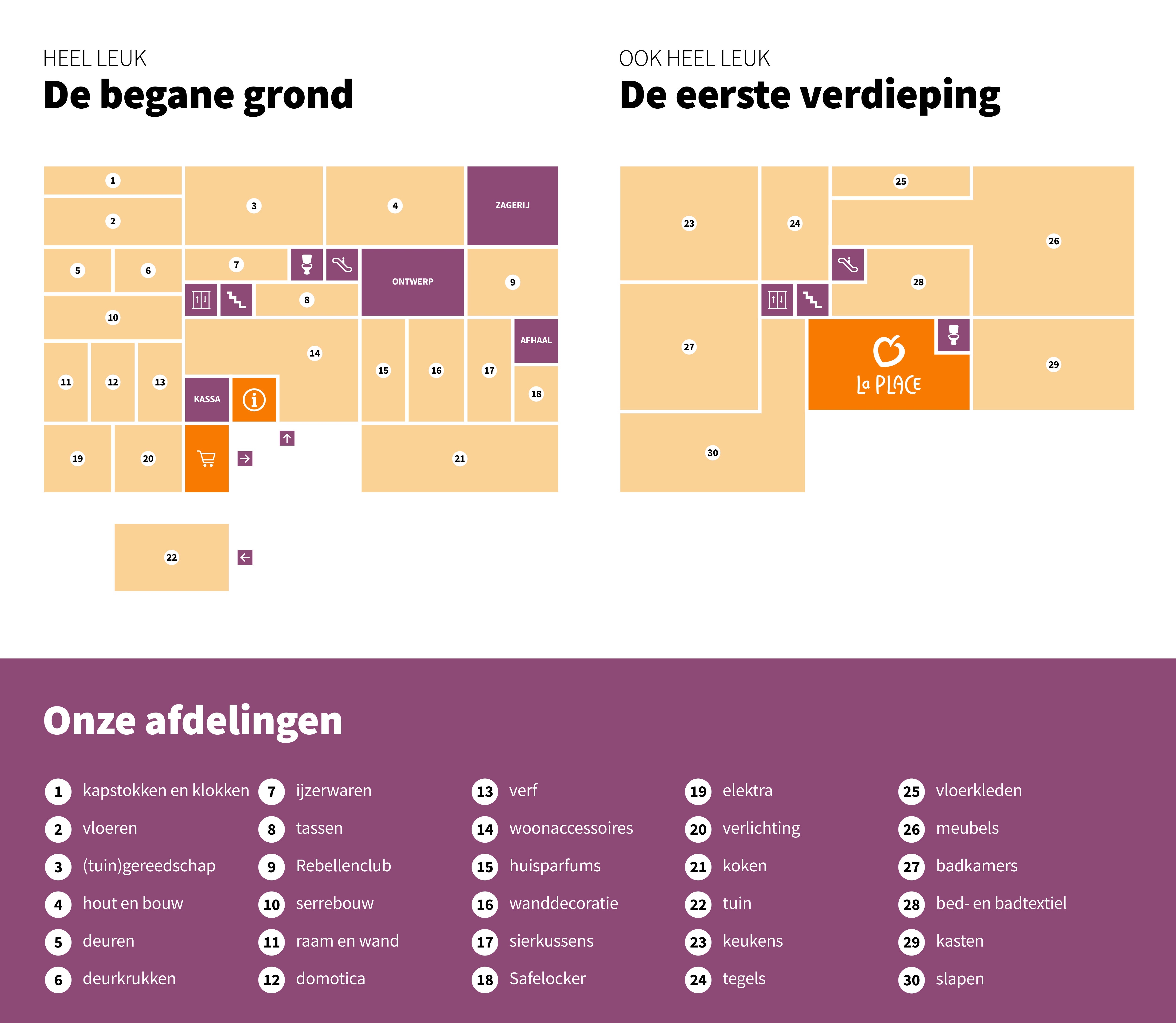 Plattegrond van Nijhof - Woonwarenhuis Nijhof